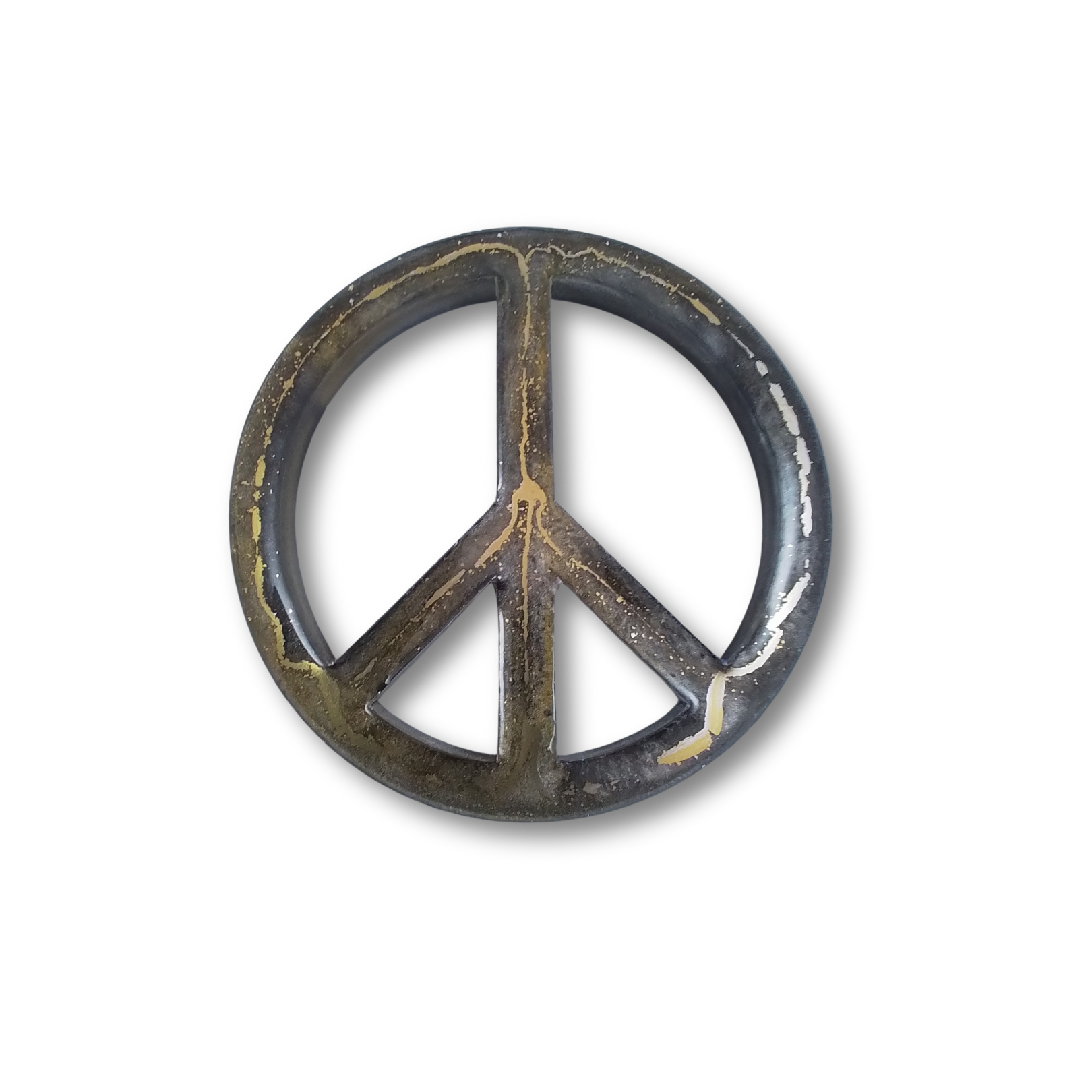 Resin Peace Sign Mini Marker – DarkSide Disc Golf